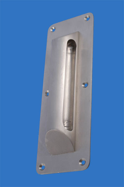 Anti-Ligature pull handle on plate